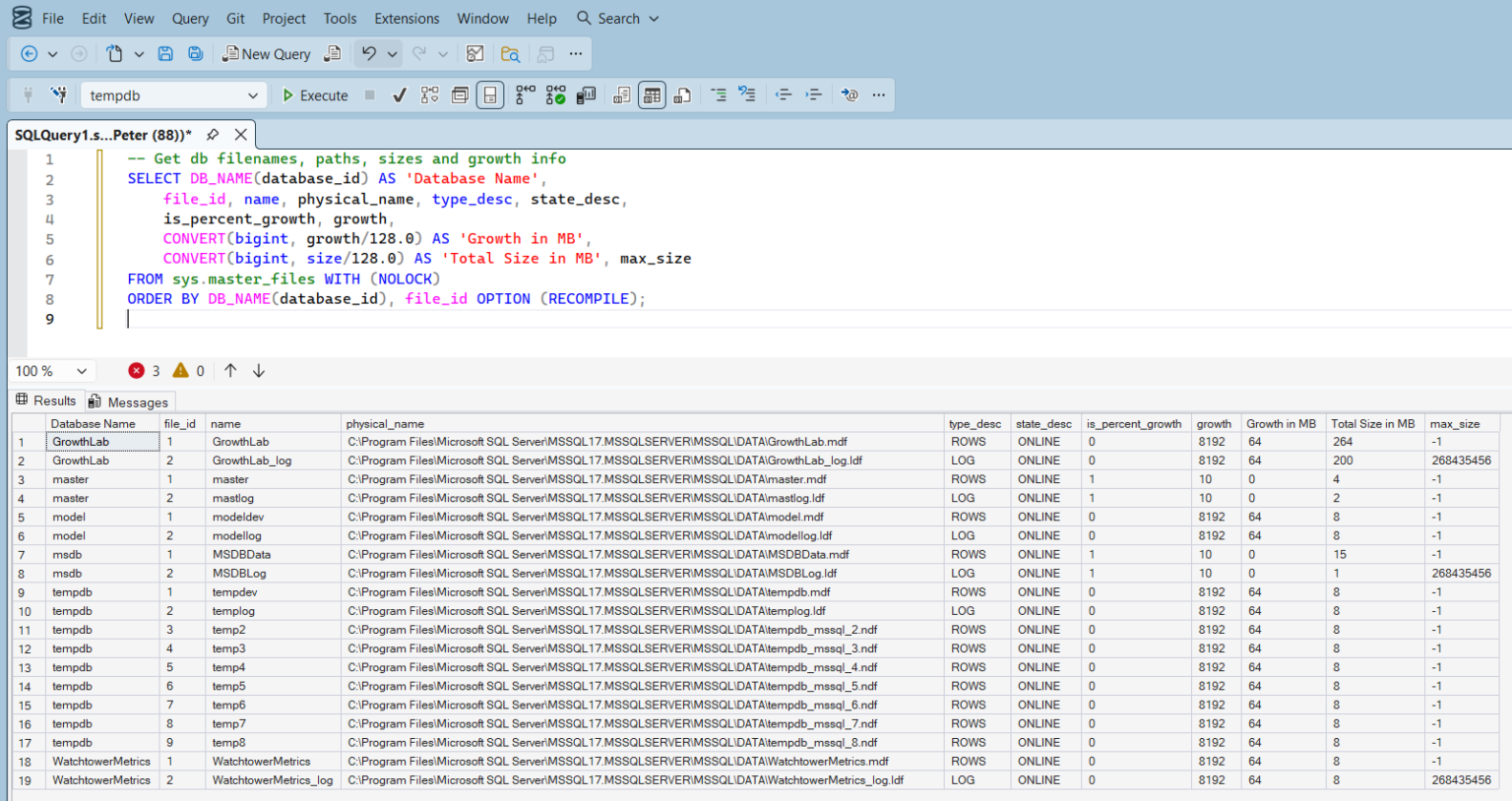 Get Database File Names and Paths in SQL Server - SQL DBA Blog