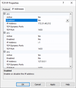 Enabling TCP Connections in SQL Server - SQL DBA Blog
